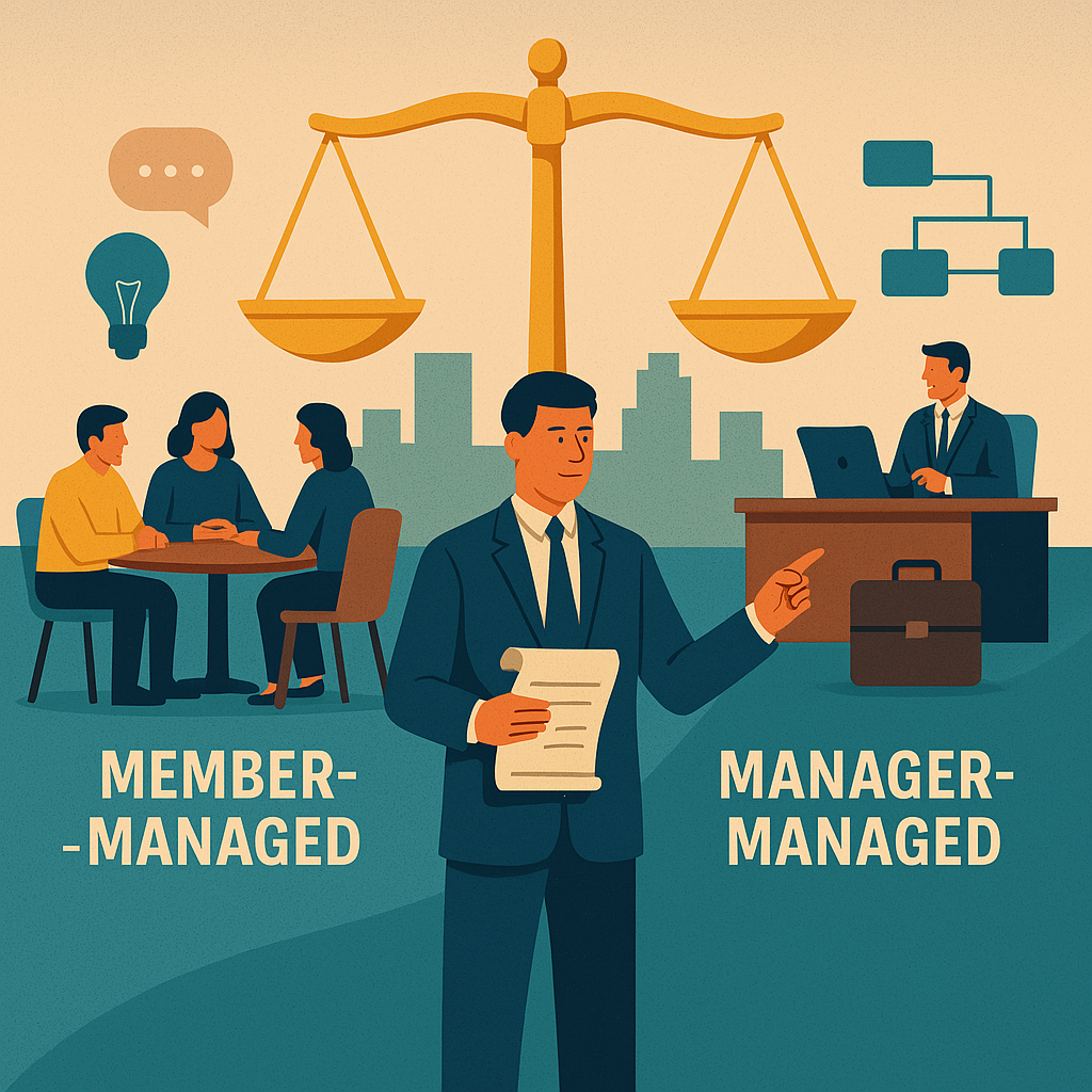 LLC Members vs Managers for Startups and Businesses